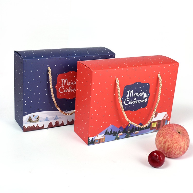 Jual Satuan - Gift box tema Natal / Christmas box / paper box Natal ...