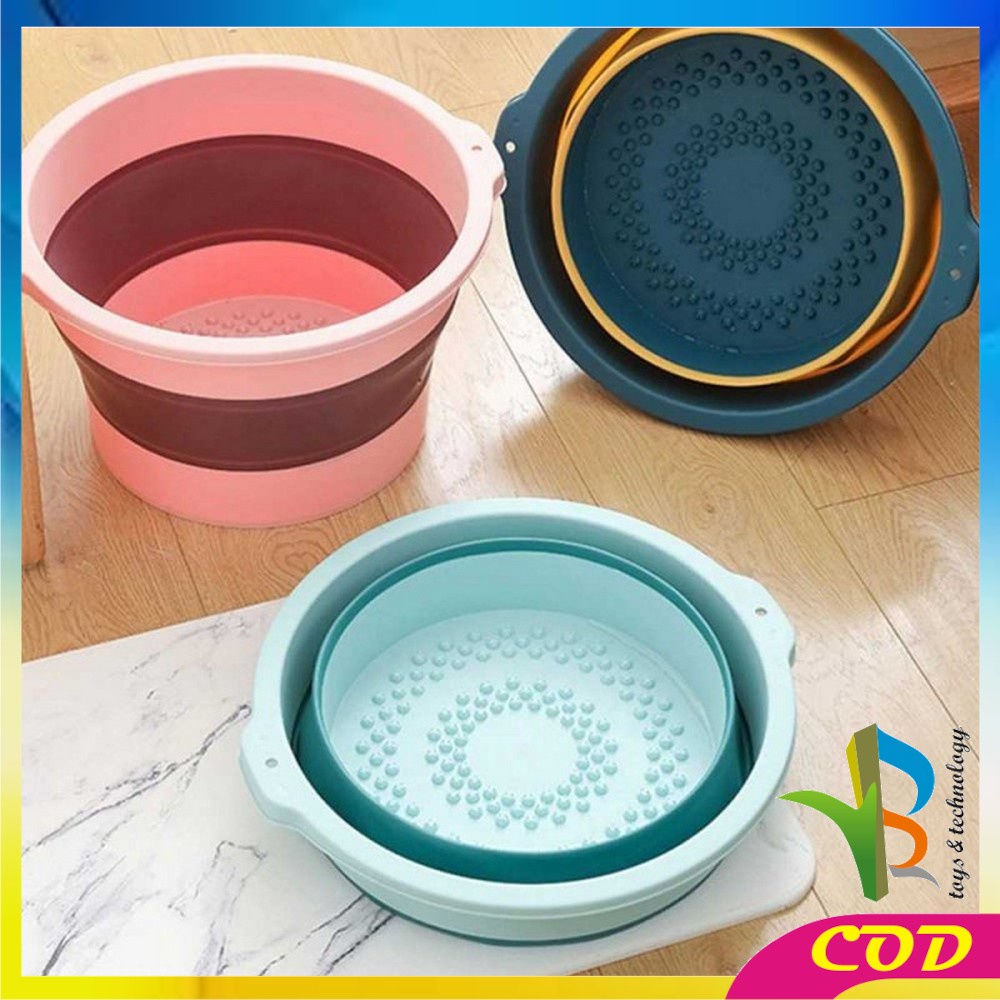Jual RB-C415 Baskom Lipat Portable Silikon / Baskom Lipat Rendam Kaki ...