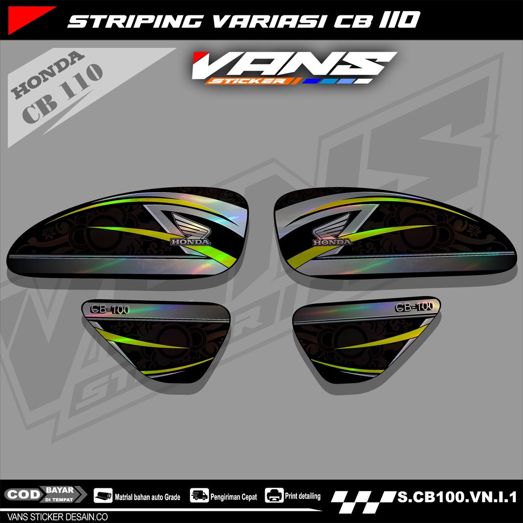 Jual Striping honda cb 100,clasik - sticker striping lis variasi honda ...