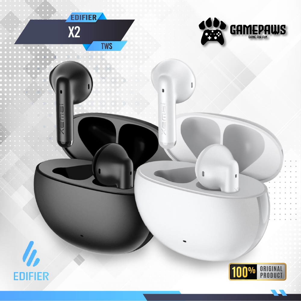 Jual Edifier TWS X2 True Wireless Bluetooth Earbuds Light Weight Design ...