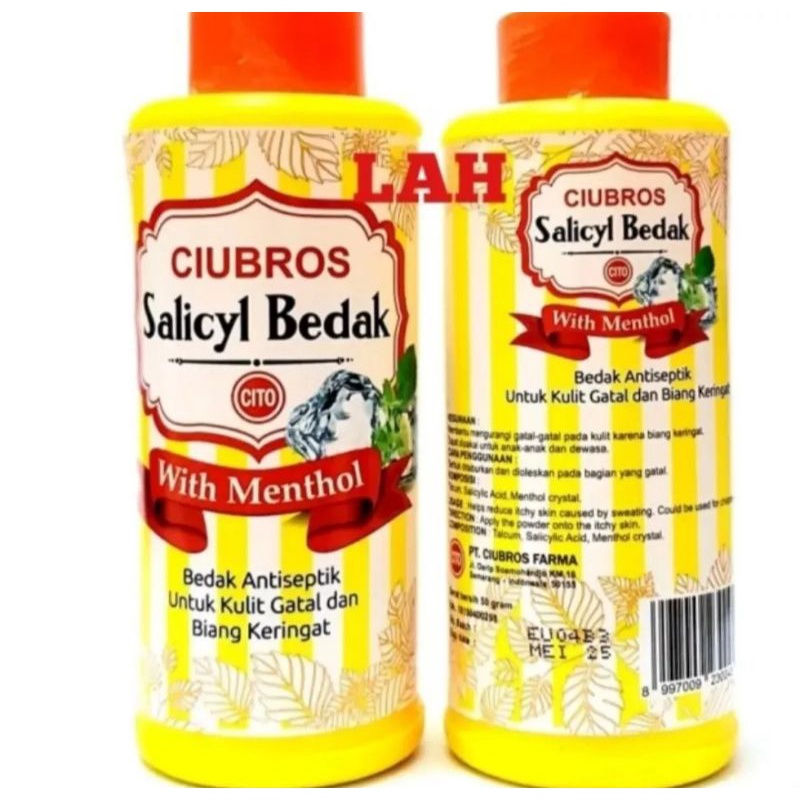 Jual Bedak Salicyl Cito Menthol 50 Gram | Shopee Indonesia