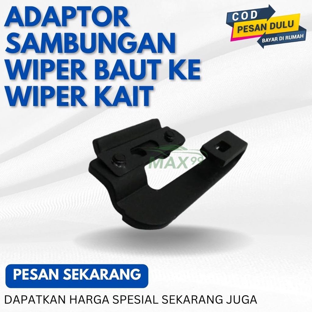 Jual Sambungan Wiper Adaptor Wiper Gagang Baut ke Model Hook Kait ...
