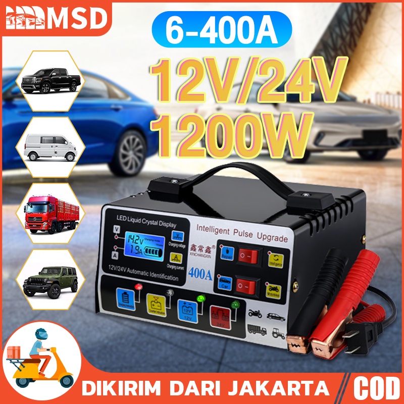 Jual Charger Otomatis Aki Mobil Motor Kapal Truk Automatic Fast Smart ...