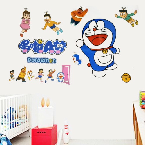 Jual WALLSTICKER 60x90 DORAEMON & PINTU KEMANA AJA / CB003 | Shopee ...