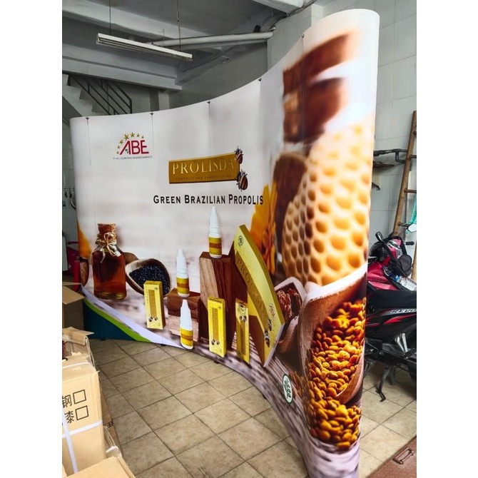 Jual Backwall Portable / Backdrop 3 X 4 Non Printing Straight Or Curve ...