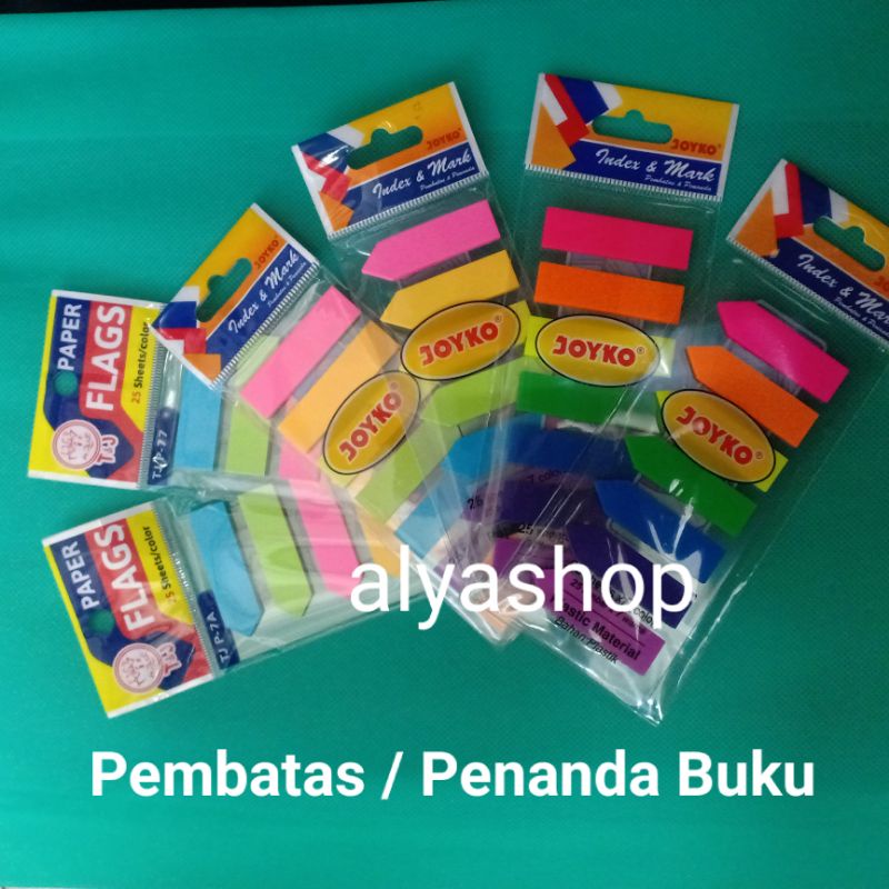 Jual Pembatas Buku # Penanda Kertas # Index & Mark # Paper Flags ...