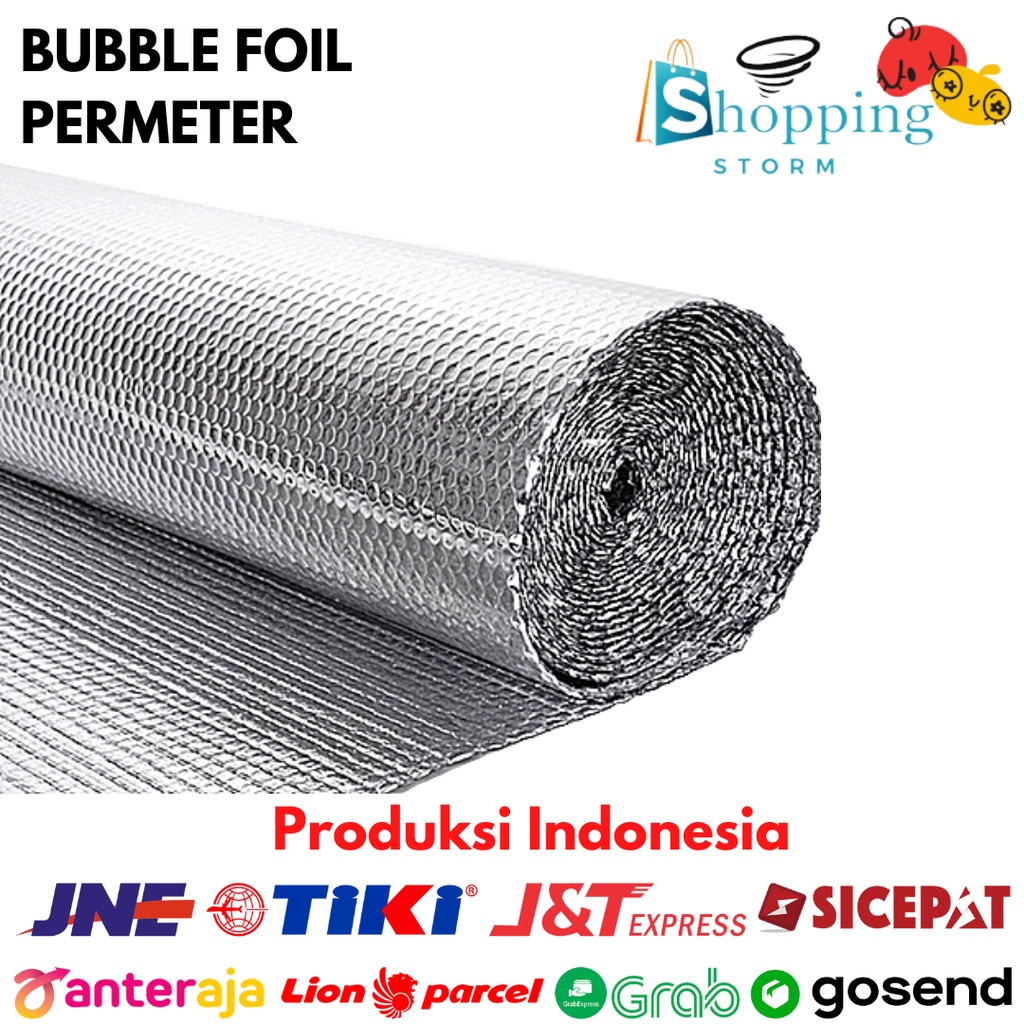 Jual Bubble Aluminium Foil Peredam Panas Insulasi Atap Double Side ...
