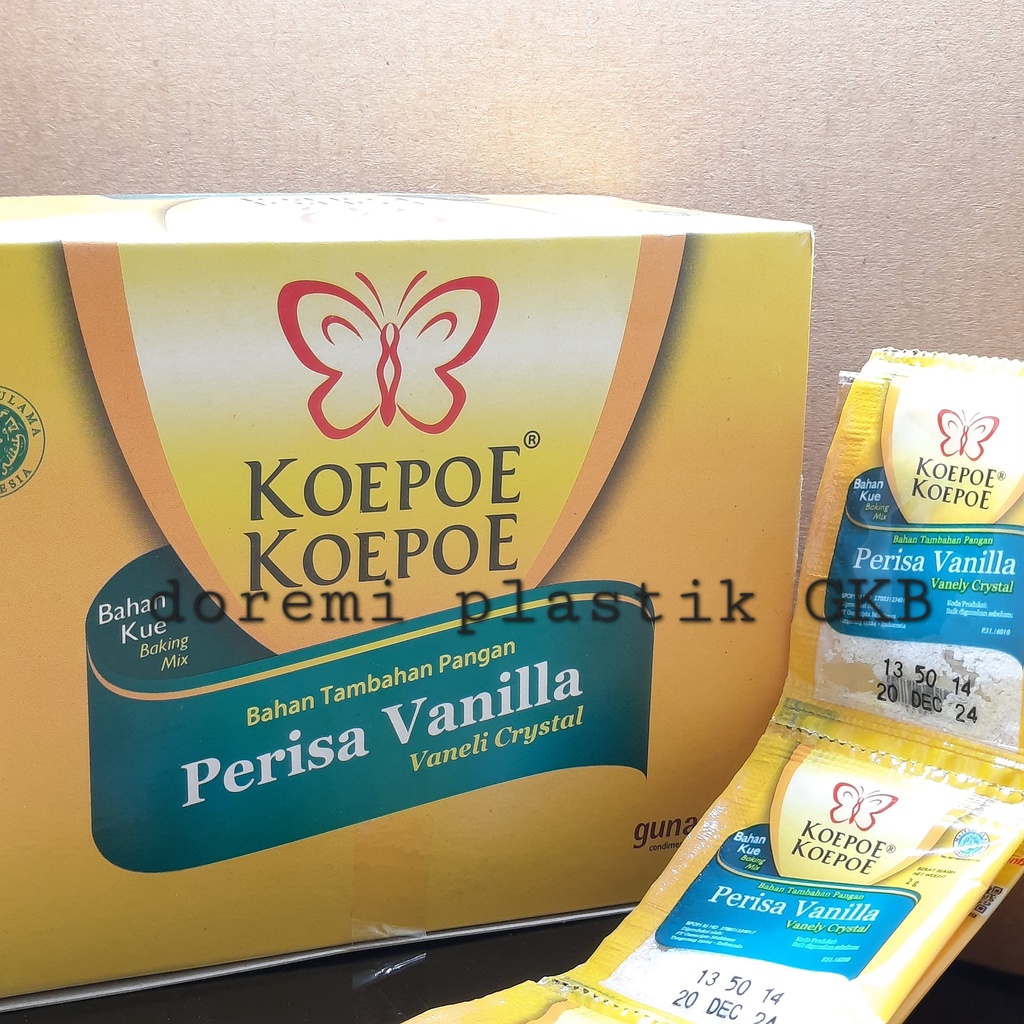 Jual Koepoe koepoe Vanili Sachet Kupu - kupu (per renteng) / Penyedap ...