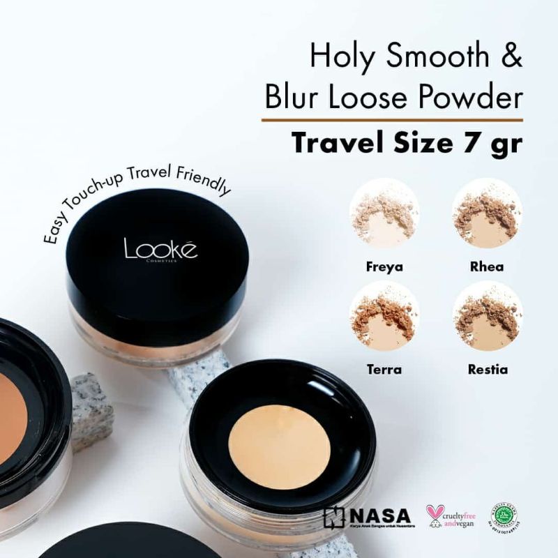Jual LOOKE COSMETICS-Holy Smooth and Blur Loose Powder -ORIGINAL LOOKE ...