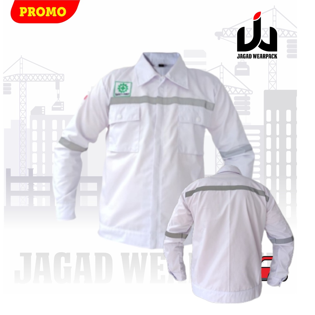 Jual Wearpack Safety Katelpak Atasan Kemeja Kerja Potongan Lengan ...