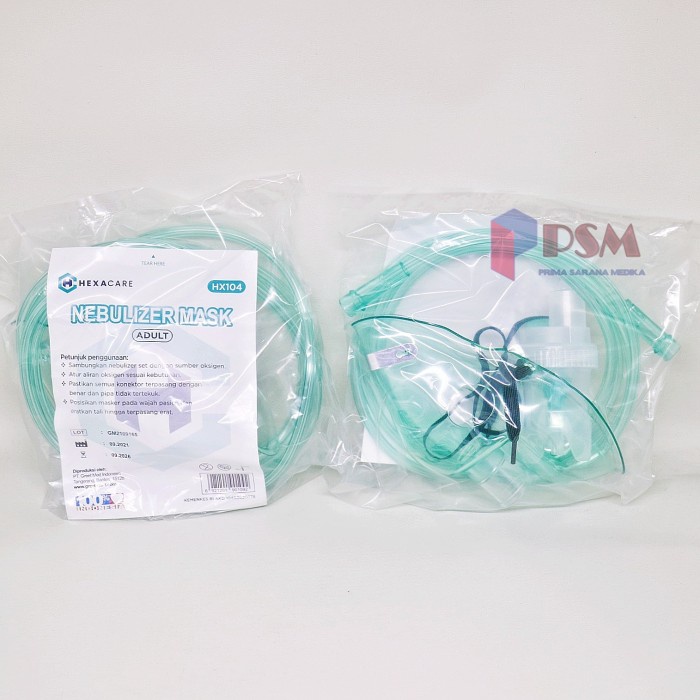 Jual Nebulizer Mask GP Care Dewasa Anak / Masker Tempat Obat Uap Cosmo ...