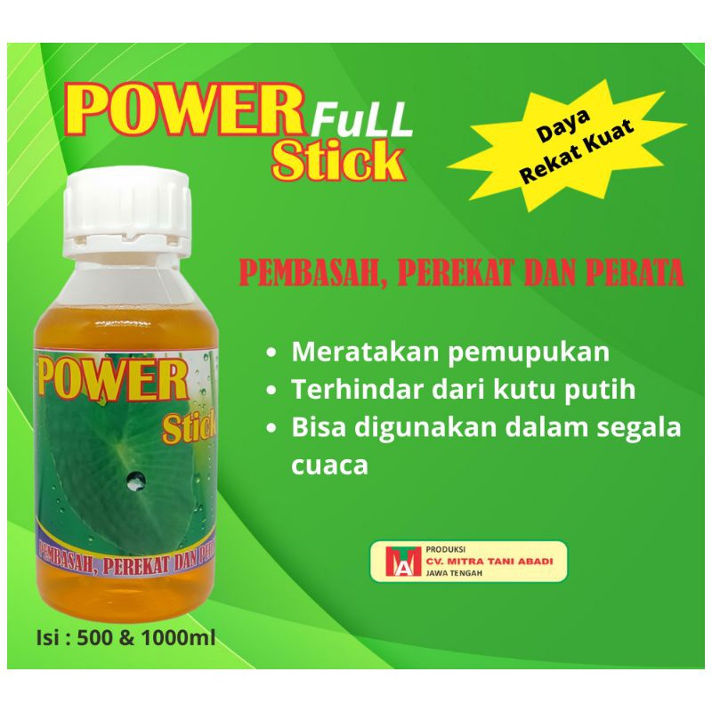 Jual Perekat Perata Pembasah Pestisida Power Stick 1000ml 100%Ori Serba ...