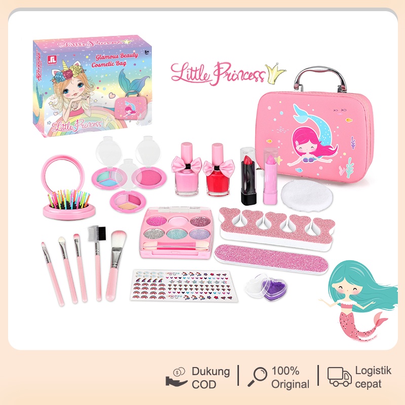 Jual Kosmetik Anak Mainan/Mainan Rias Tote Tas/Gadis Bermain Rumah ...