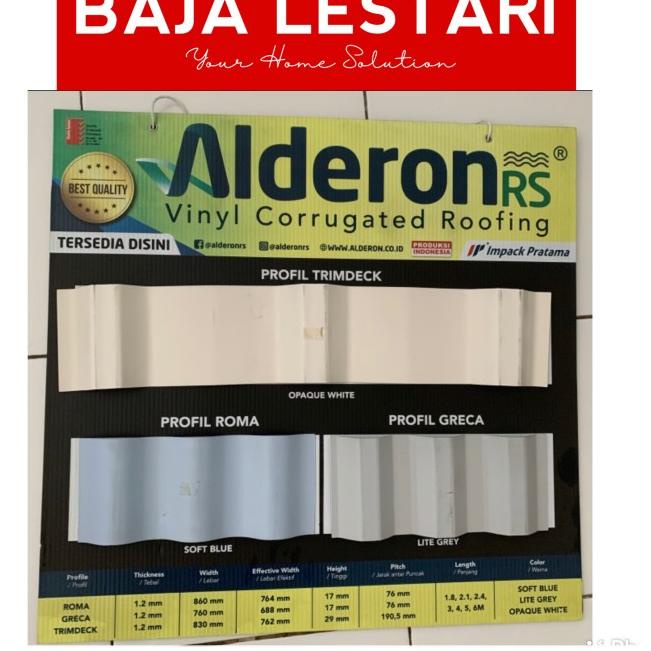 Jual ATAP ALDERON RS - SINGLE LAYER - GRECA | Shopee Indonesia