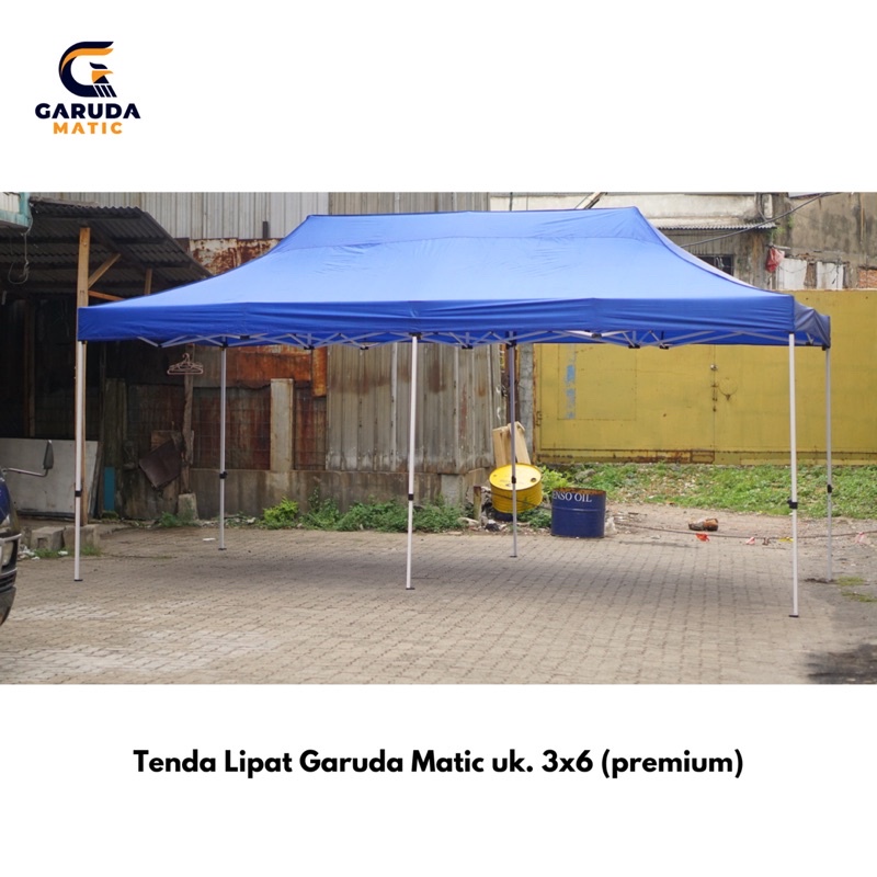 Jual Tenda Lipat (foldable tent) Garuda Matic 3x6 premium | Shopee Indonesia