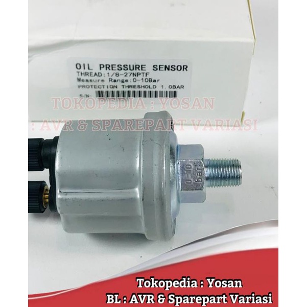 Jual SENSOR TEKANAN OLI SWITCH OLI VDO 10 BAR 2 PINS DART 10MM | Shopee ...