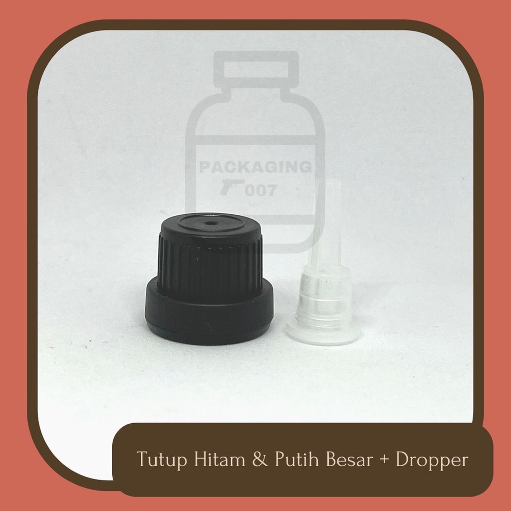 Jual Tutup Botol Dropper + Insert Plug Tetesan Dropper Essential Oil ...