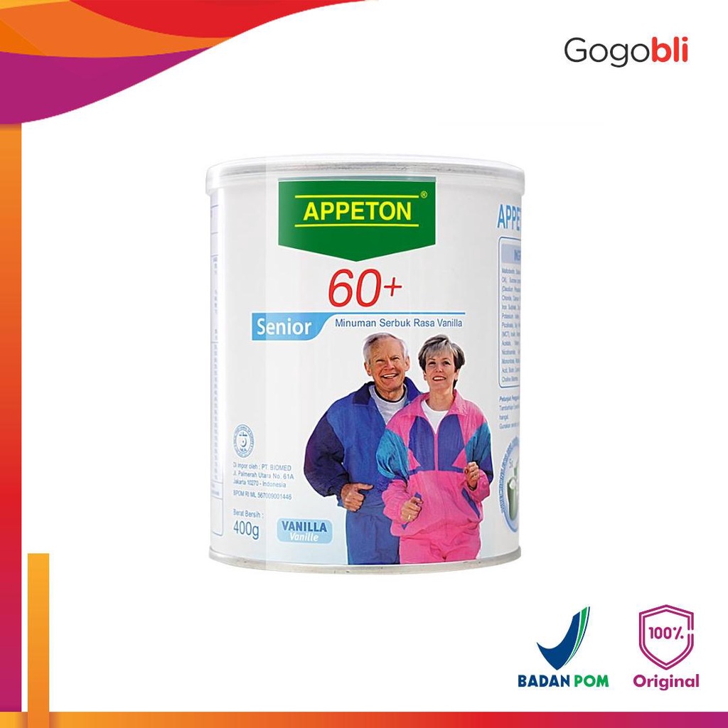 Jual Appeton 60+ Vanilla 400gr | Shopee Indonesia