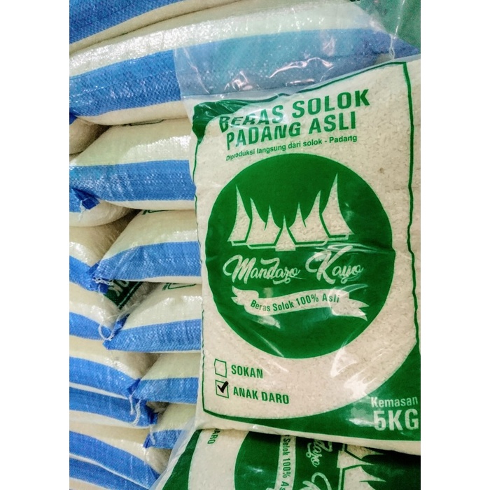 Jual Beras Solok Bareh Solok Padang - Anak Daro 5Kg | Shopee Indonesia