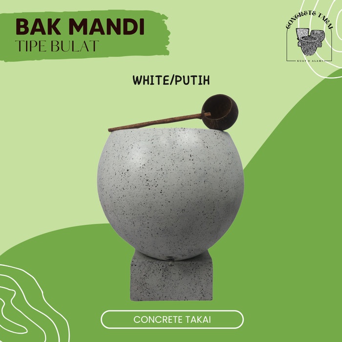 Jual Bak Mandi Bulat Model Terazzo Bak Air Bulat Model Teraso | Shopee ...