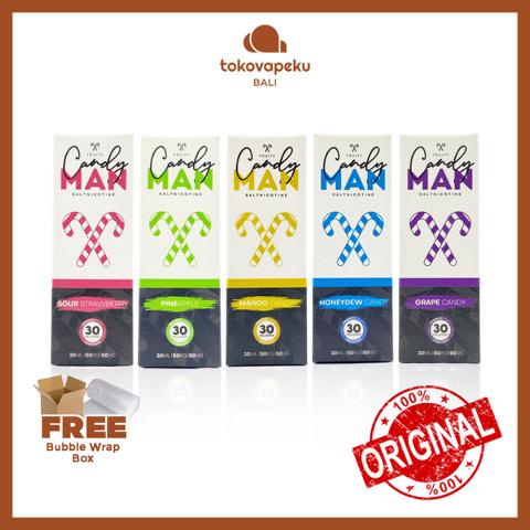 Jual CANDY MAN SALTNIC 30MG CANDYMAN SERIES 30ML by FVS X TNT | Shopee ...