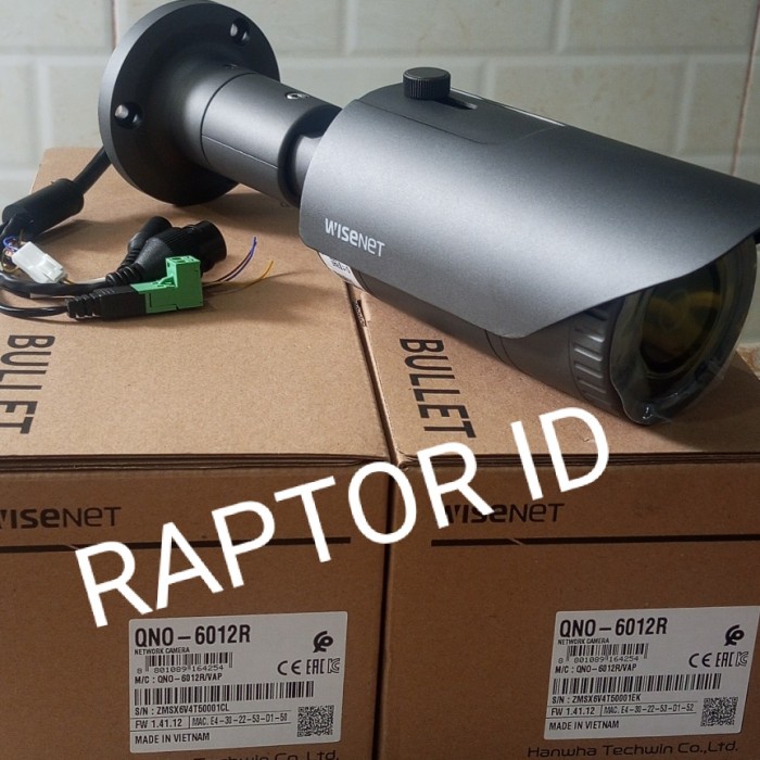 Jual Ip Camera 2MP samsung WISENET QNO-6012R Ip Cam Fix Lens Bullet ...