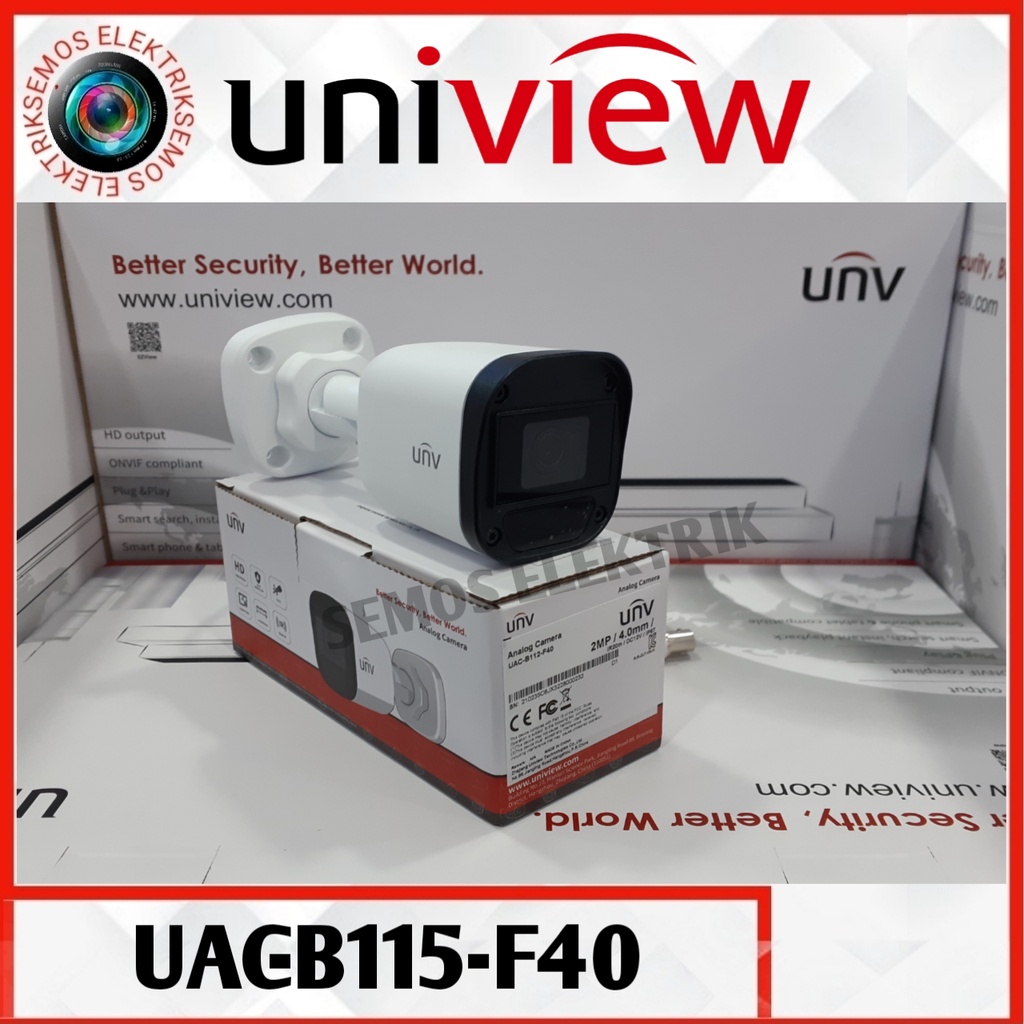 Jual Kamera CCTV Outdoor 5MP Night Vision Uniview UAC-B115-F40 UNV 5MP | Shopee Indonesia