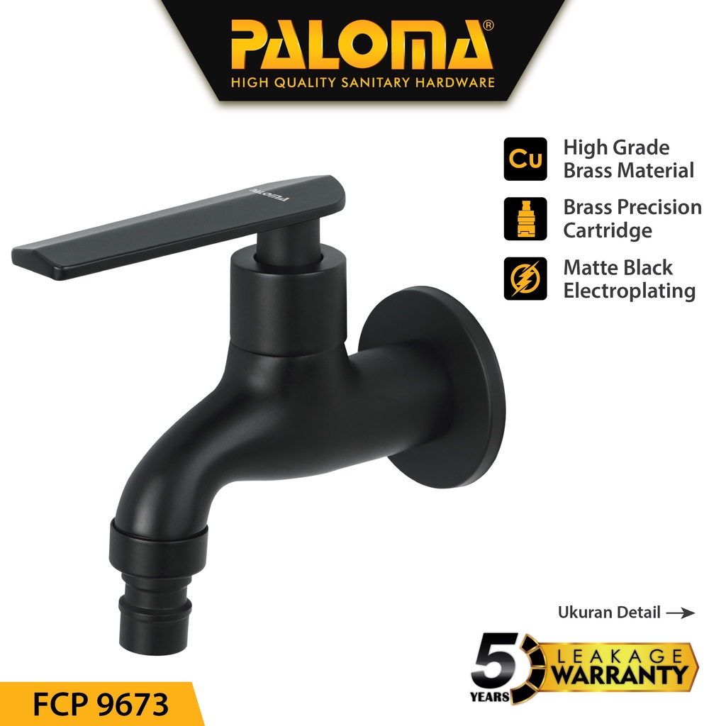 Jual PALOMA FCP 9673 Keran Taman Selang Mesin Cuci Dinding Tembok Kran ...