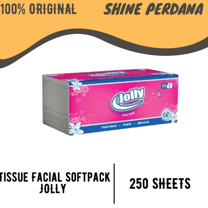 Jual MURAH!! | Tisu Tissue Facial JOLLY 250 Sheets | Harga Pabrik ...