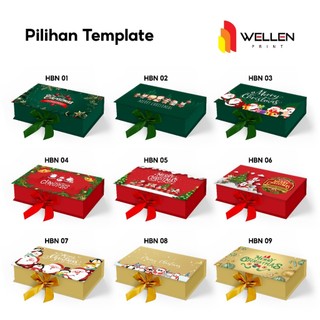 Jual WELLEN PRINT - Hardbox Natal Pita / Print Custom Packaging Kotak ...