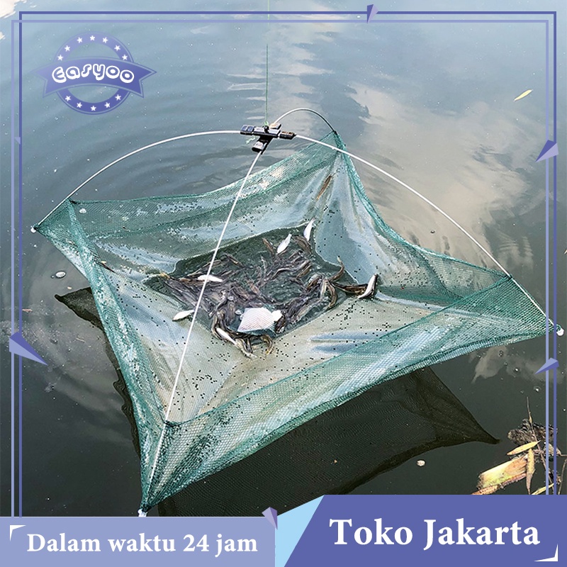 Jual 80cm Jala Udang Lipat Perangkap Udang Perangkap Kepiting Perangkap ...