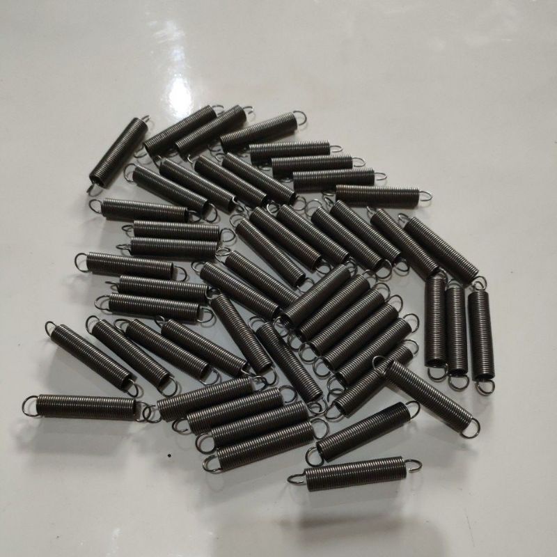 Jual spring tarik baja 0.8 mm x od 8 mm x panjang total 48 mm | Shopee ...