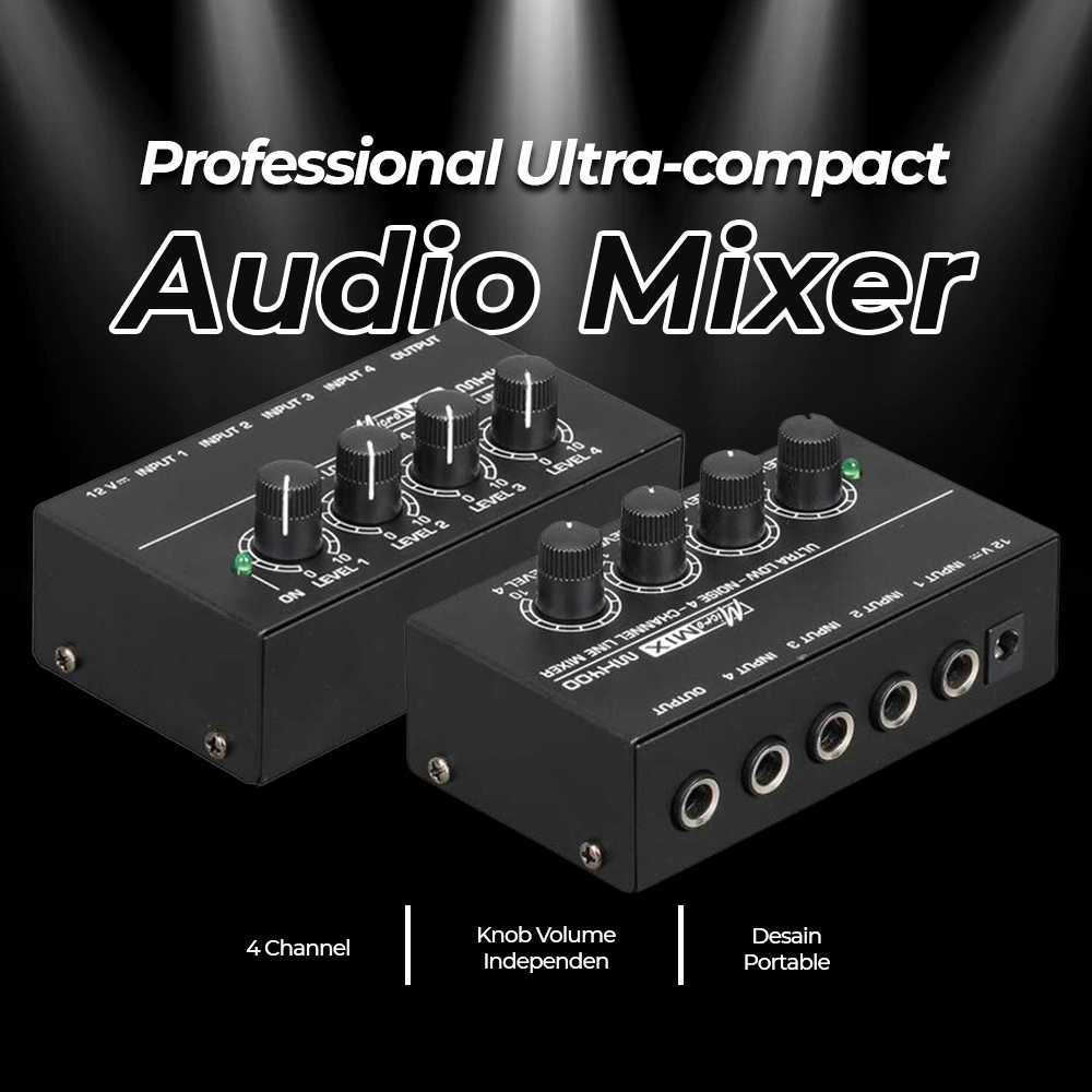 Jual Micromix Mixer Amplifier 4 Ch - MX400 / Mini Mixer | Shopee Indonesia
