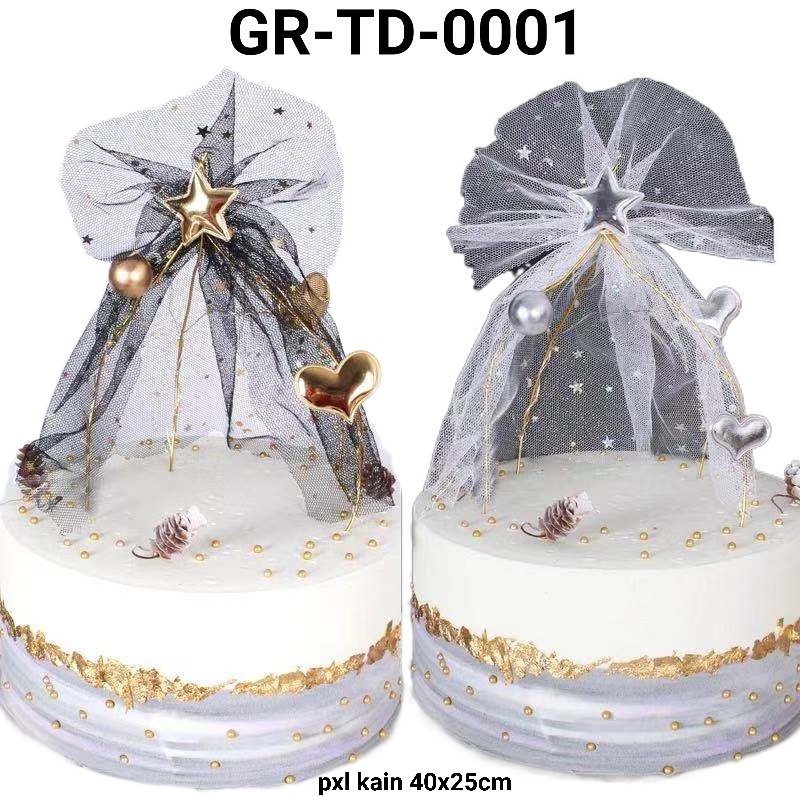 Jual GR-TD-0001 Cake topper hiasan dekorasi kue tenda tent bintang hati | Shopee Indonesia