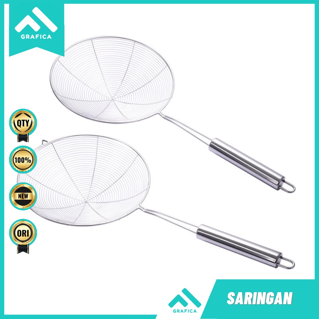 Jual SARINGAN MINYAK GORENG TIRISAN PENGGORENGAN STAINLESS KUALITAS ...