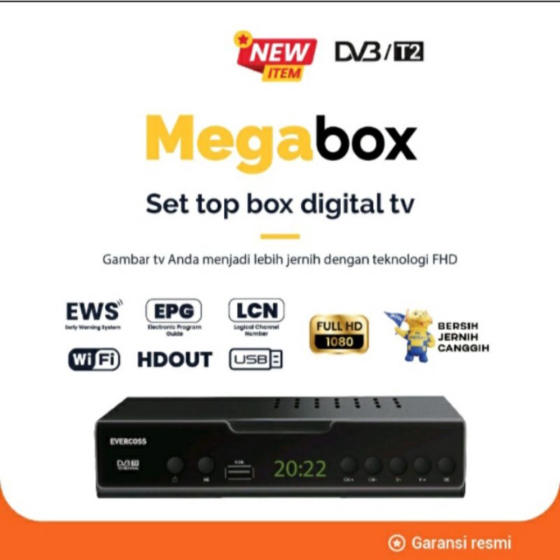 Jual Set Top Box Tv Digital Gotama DVB T2 / set top box dvb t2 / set box tv digital / | Shopee ...