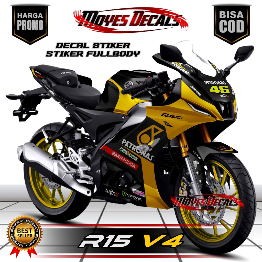 Jual Decal R15 V4 FullBody Variasi Warna Merek Motor R15 V4 New Full ...