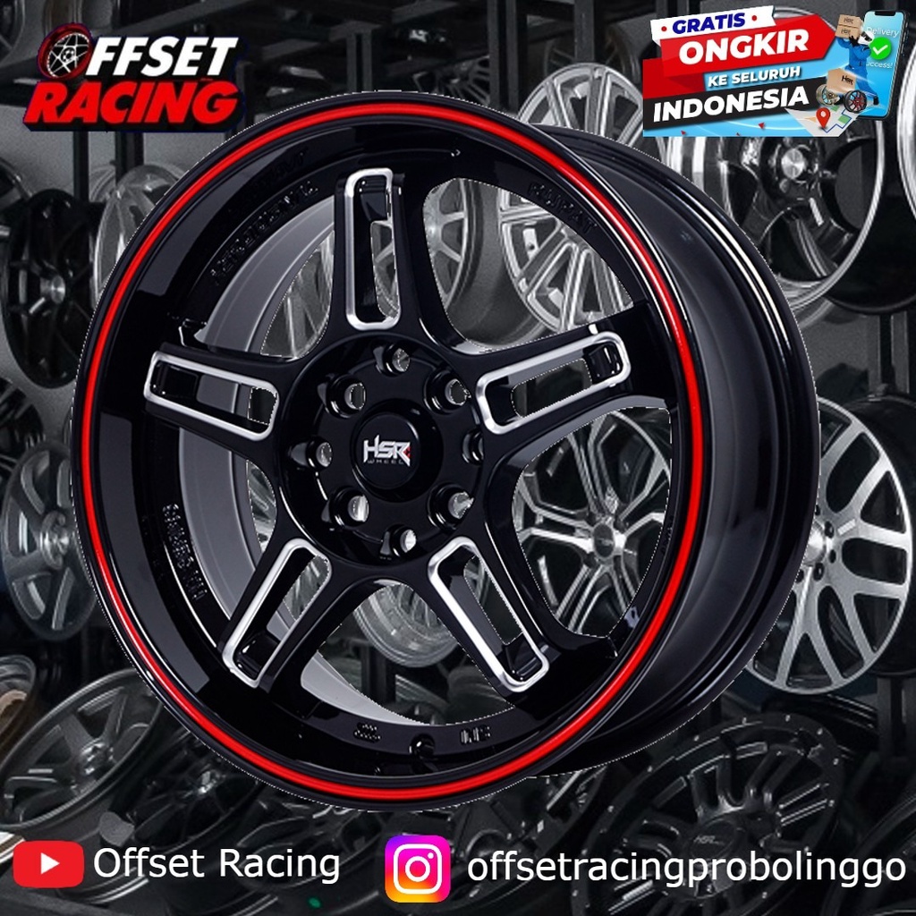 Jual Velg Mobil HSR RUPAT FC R16 Pelek Racing Ring 16 Yaris Mobilio Jazz Brio Xenia Livina Free ...