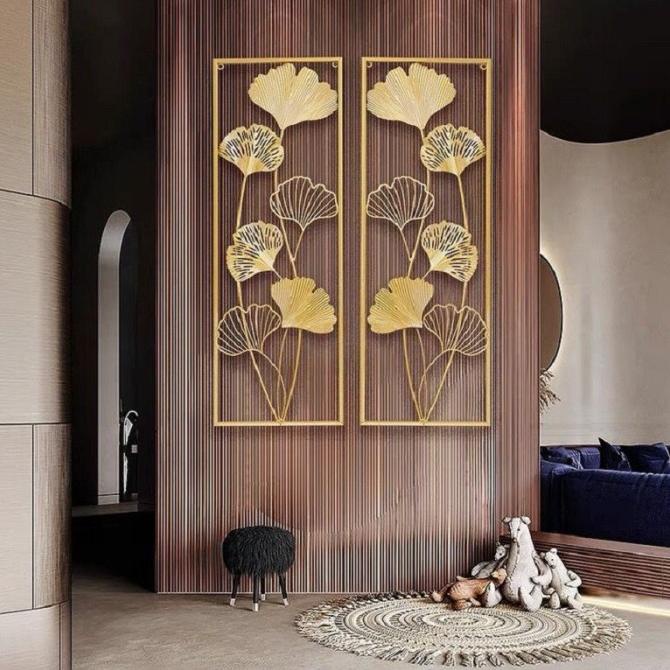 Jual WallDecor Hiasan Dinding Frame Metal Gold WALL Decorasi Dinding ...