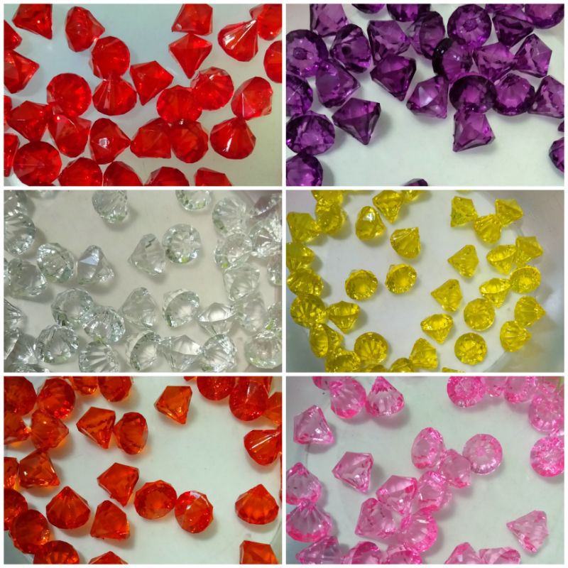 Jual Manik Diamond Bening Akrilik 12/14 mm | Shopee Indonesia