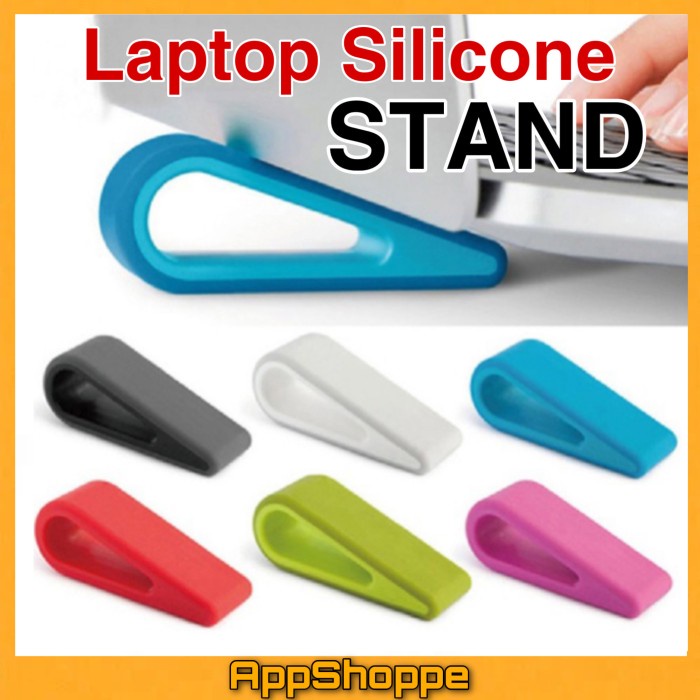 Jual Alas Laptop Silicone Stand Adjustable Bracket Desktop Computer ...