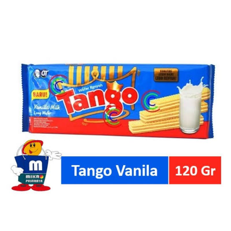 Jual WAFER TANGO VANILA SUSU 130GR WAFER TANGO | Shopee Indonesia