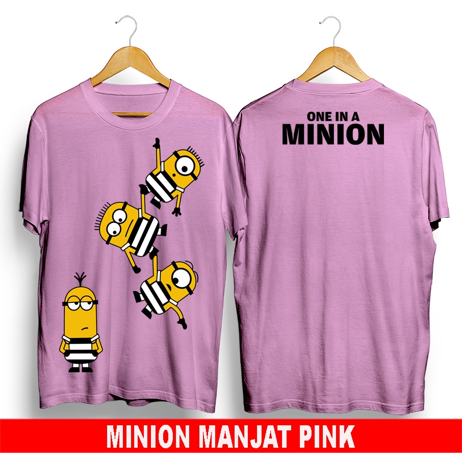 Jual KAOS MINION FUN CORNER BANANA COTTON 24s | Shopee Indonesia