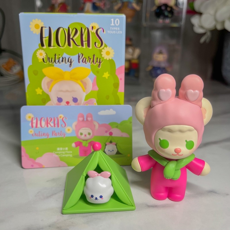 Jual flora’s outing party blind box - camping flora miniso blind box ...