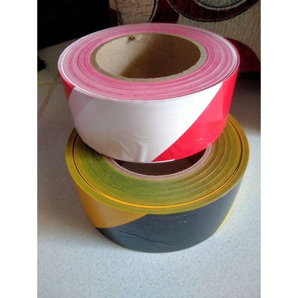 Jual Safety line 2" x 300m police line 2 inch 300 baricade tape ...