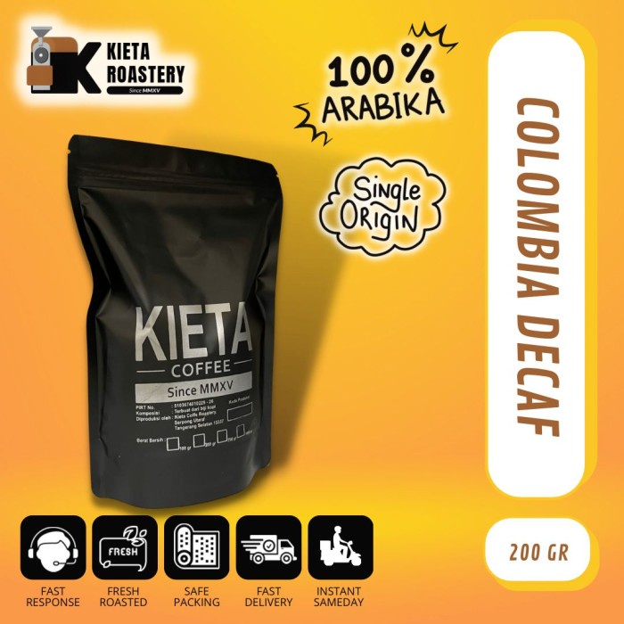 Jual BISA COD Kopi Arabica Colombia DECAF / DECAFFEINATED /KOPI RUBE ...