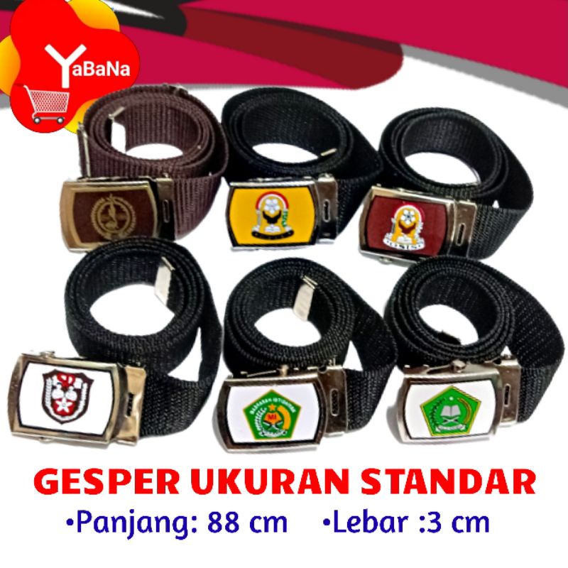 Jual Sabuk Ikat pinggang Gesper Anak Sekolah MI SD SMP SMA PRAMUKA ...