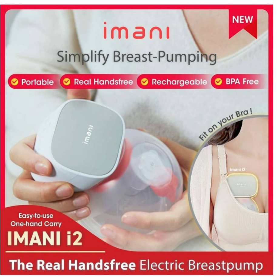 Jual Imani i2 plus Hands Free Electric Breast Pump Imani Pompa Asi ...
