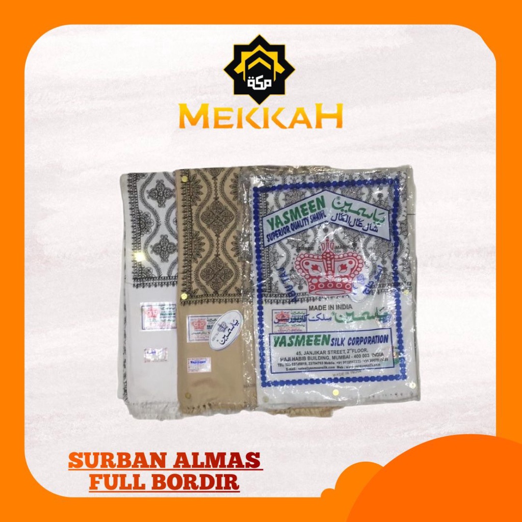Jual SURBAN ALMAS FULL BORDIR | Shopee Indonesia