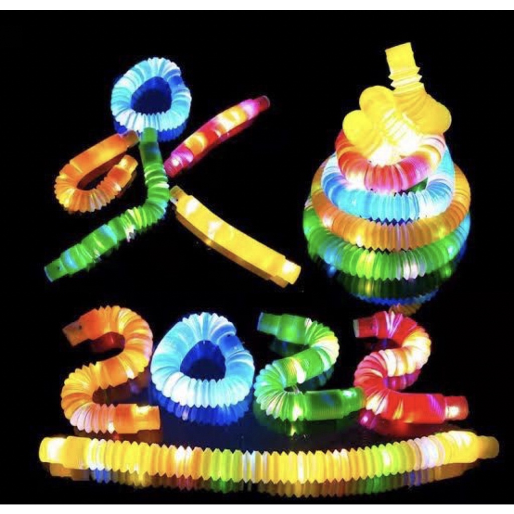 Jual MVCollection Mainan Viral CEV Light Up Pop Tubes Pop Pipes Mainan ...